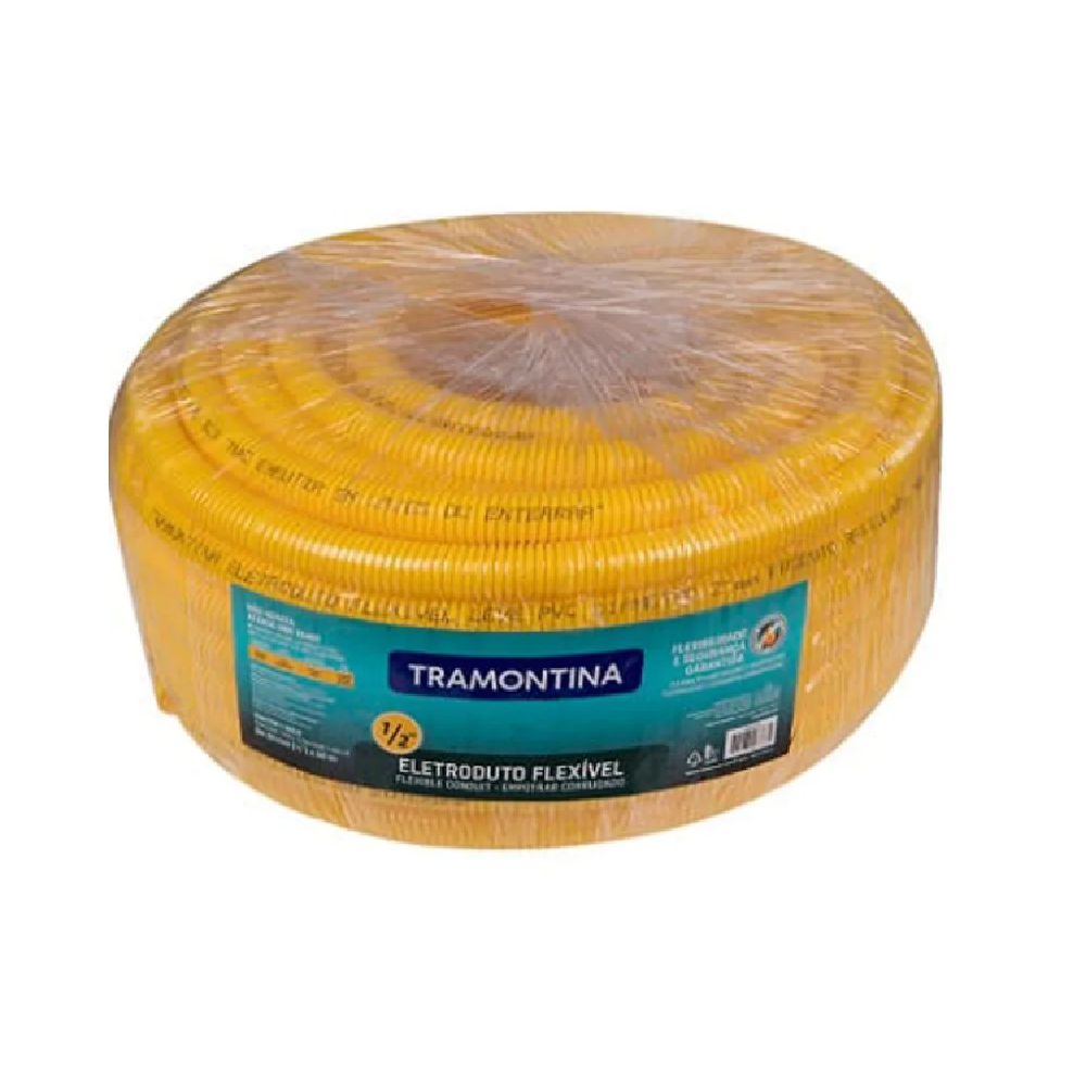 Conduíte Eletroduto Corrugado 25MM 50 Metros Tramontina - Loja Roma