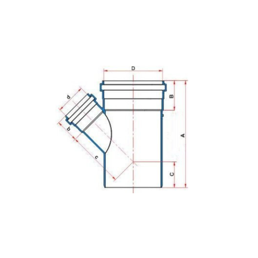 Junção Simples Esgoto 100x75mm Tigre - Loja Roma