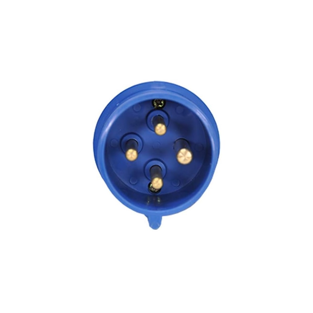 Plug Industrial 3P+T 32A Azul 9H 220V MGI-024-9 JNG - Loja Roma